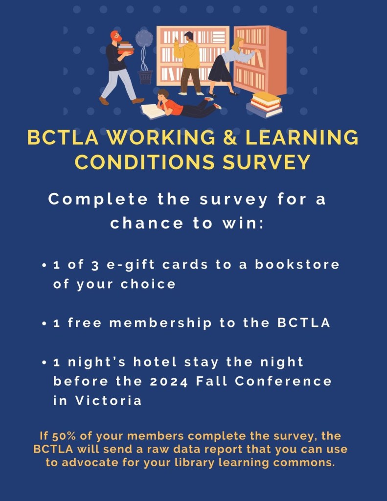 Working and Learning Conditions Survey 2024 | BC Teacher-Librarians ...